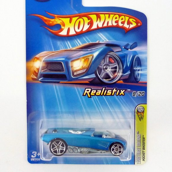 Mattel | Toys | Hot Wheels Pocket Bikester 08 Realistix 820 Blue ...
